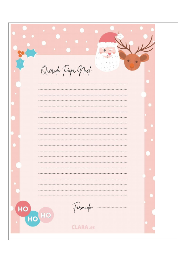 Carta para Navidad | PDF