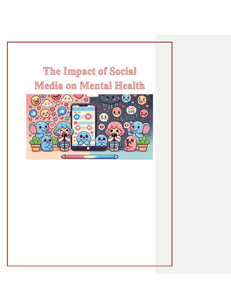 Social Media's Impact on Mental Health | PDF