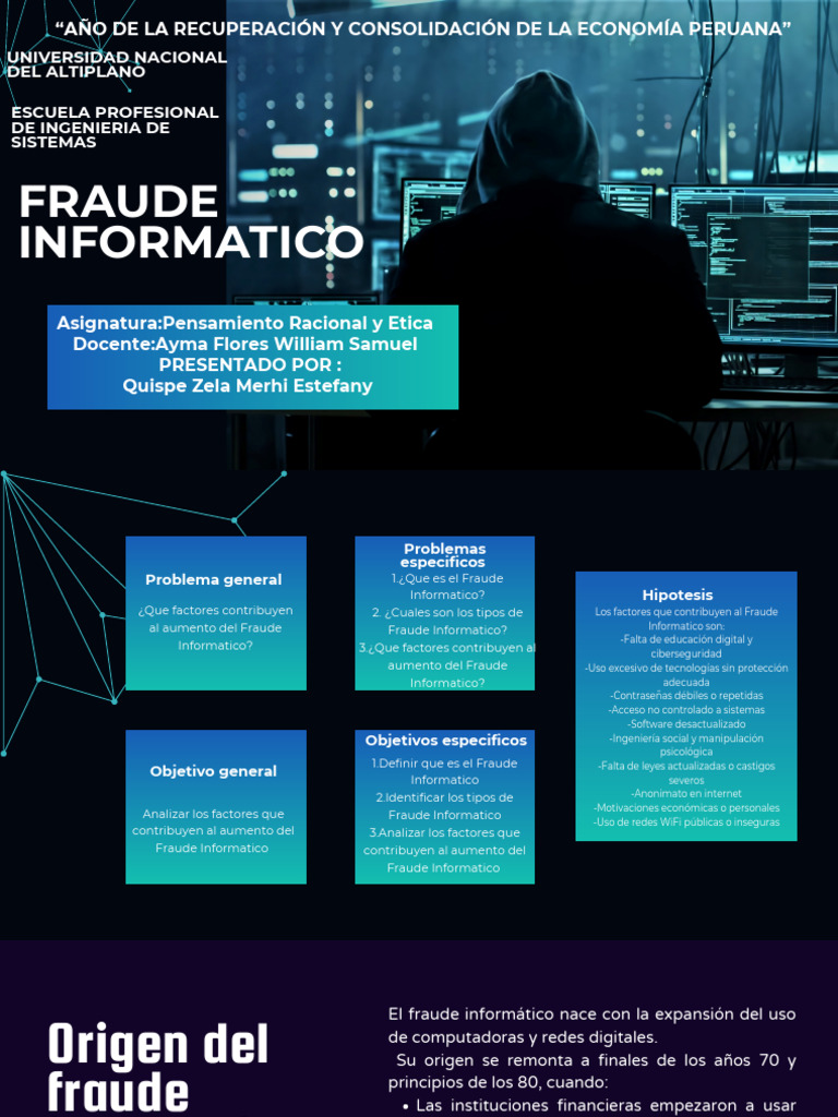 Fraude Informatico | PDF | Suplantación de identidad | Ingeniería ...