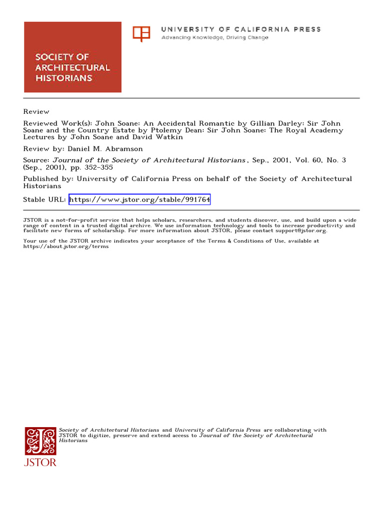 Abramson JournalSocietyArchitectural 2001 | PDF