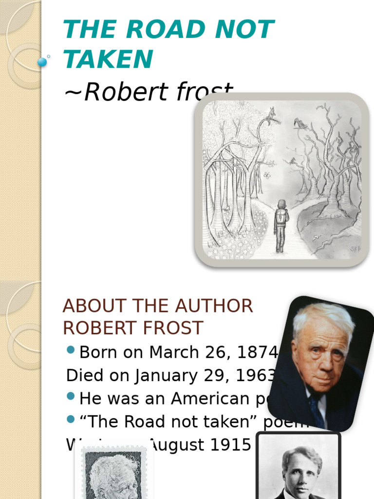Robert Frost's "The Road Not Taken" Analysis | PDF