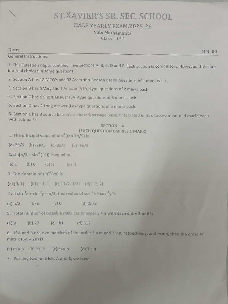 Term 1 Maths | PDF