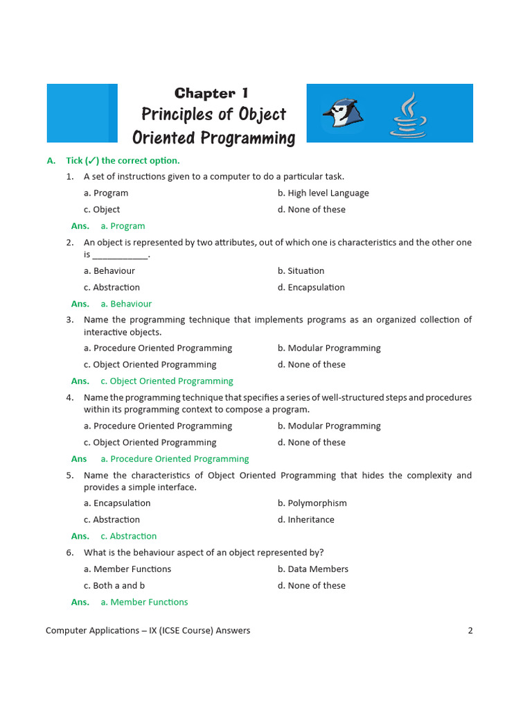 Chapter 1-5 Question Bank | PDF | Java Virtual Machine | Java (Programming Language)