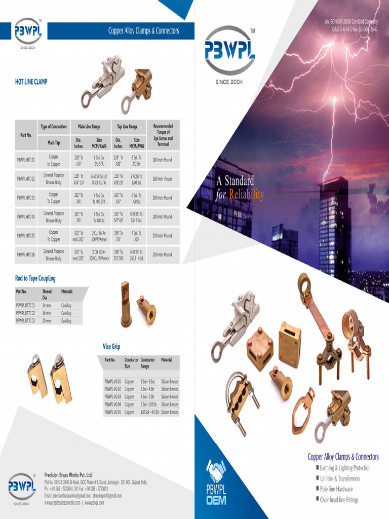 Earthing & Lightning Components | PDF