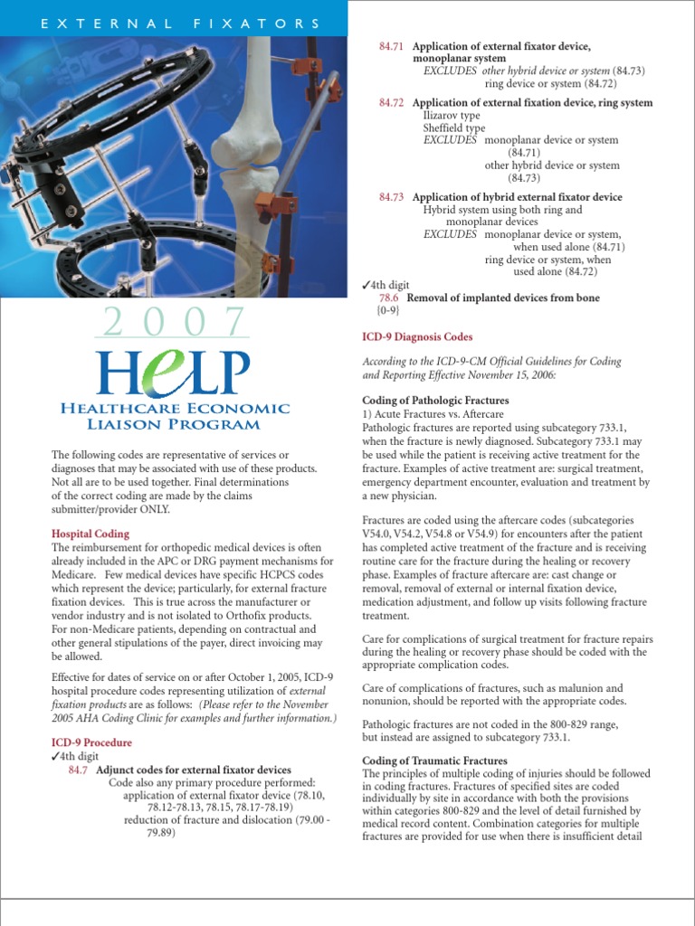 Help Exfix Codes07 | PDF | International Statistical Classification Of ...