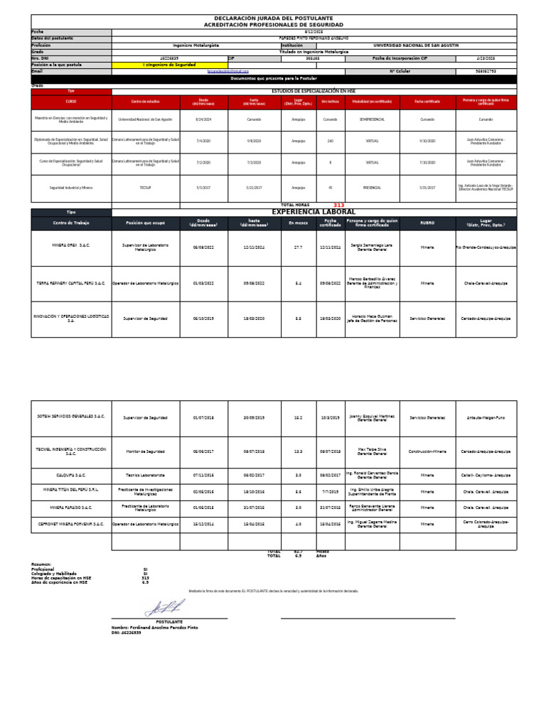 Matriz de Competencia Ferdinand Anselmo Paredes Pinto | PDF | Business