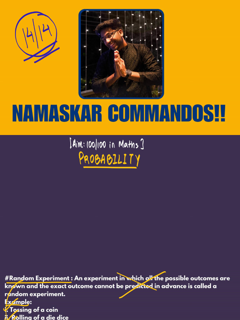 Class 10th Probability One Shot | PDF