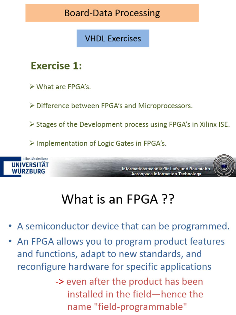 VHDL#1_Theorie | PDF | Field Programmable Gate Array | Vhdl