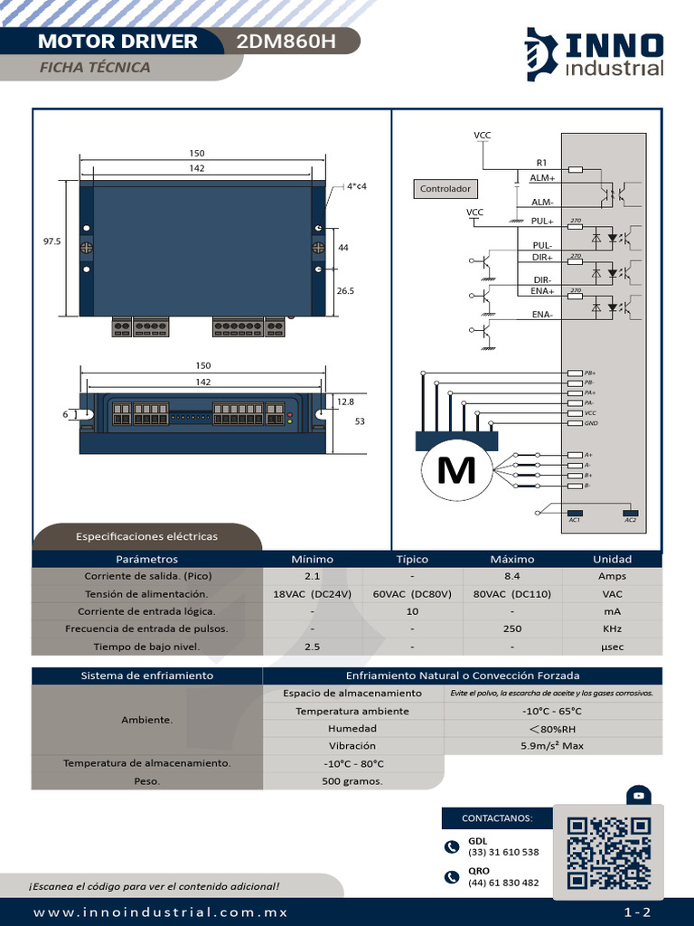 Inno - Driver 2DM860H (Fichas Técnicas.) | PDF