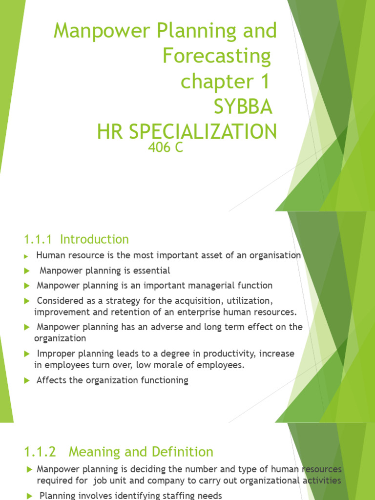 Manpower Planning in HRM Essentials | PDF | Human Resources | Human ...