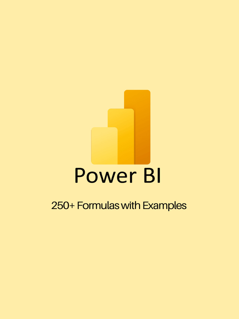Power BI 250+ Formulas - Imyai - in | PDF | Exponential Function ...