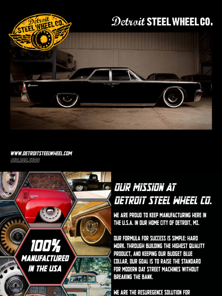 Detroit Steel Wheels for C10 Models | PDF | Tire | Motor Vehicle