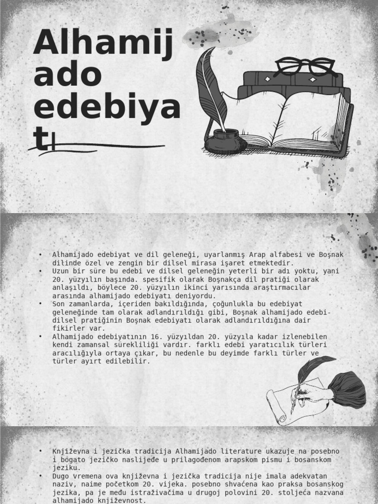 Alhamijado Književnost | PDF