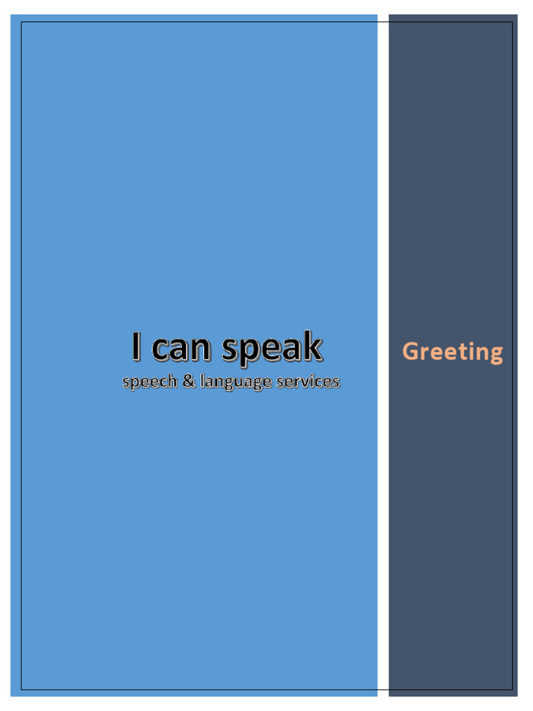 Greetings Sentences To Start Conversations | PDF