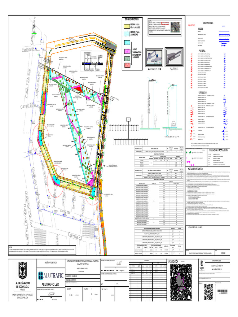 082 - 25 Pla PP Palestina - 02 - 05 Plano Fotometrico Aprobado | PDF
