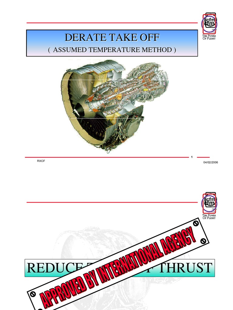 Derate Takeoff by CFM | PDF | Takeoff | Flight