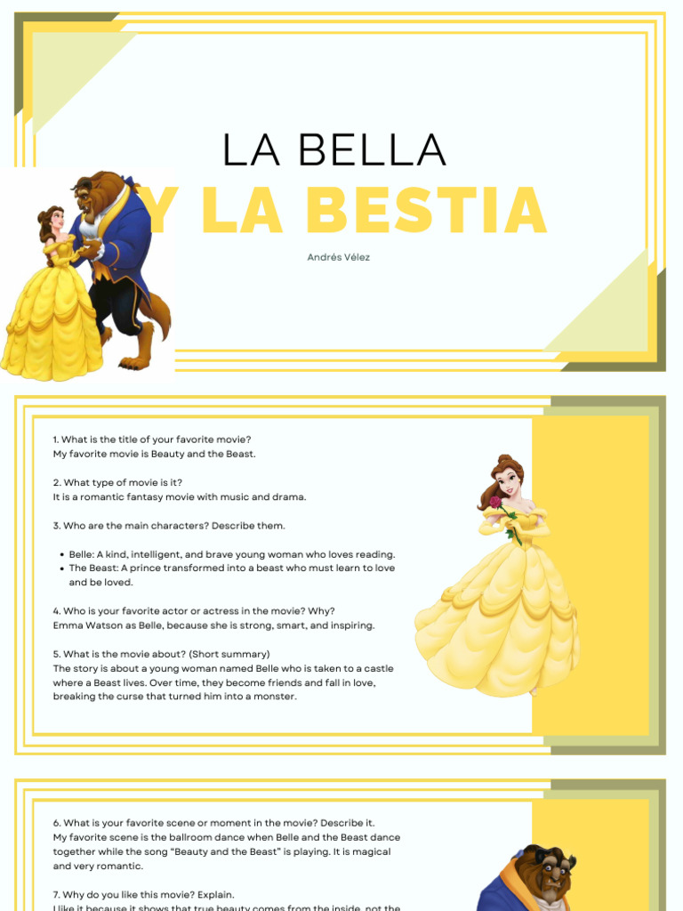Beauty and the Beast Movie Review | PDF