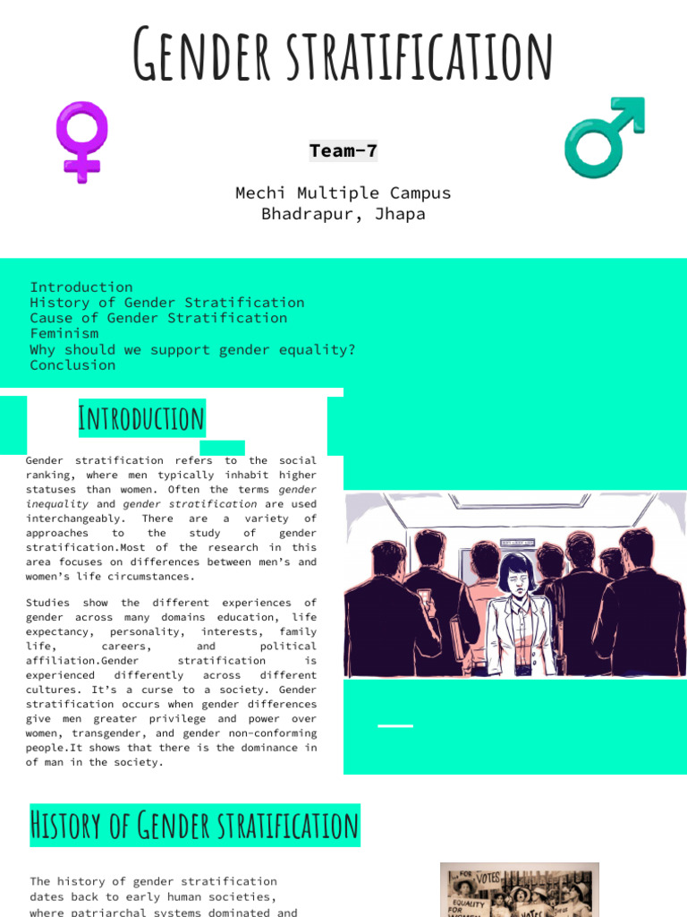 Understanding Gender Stratification | PDF | Gender Studies | Feminism