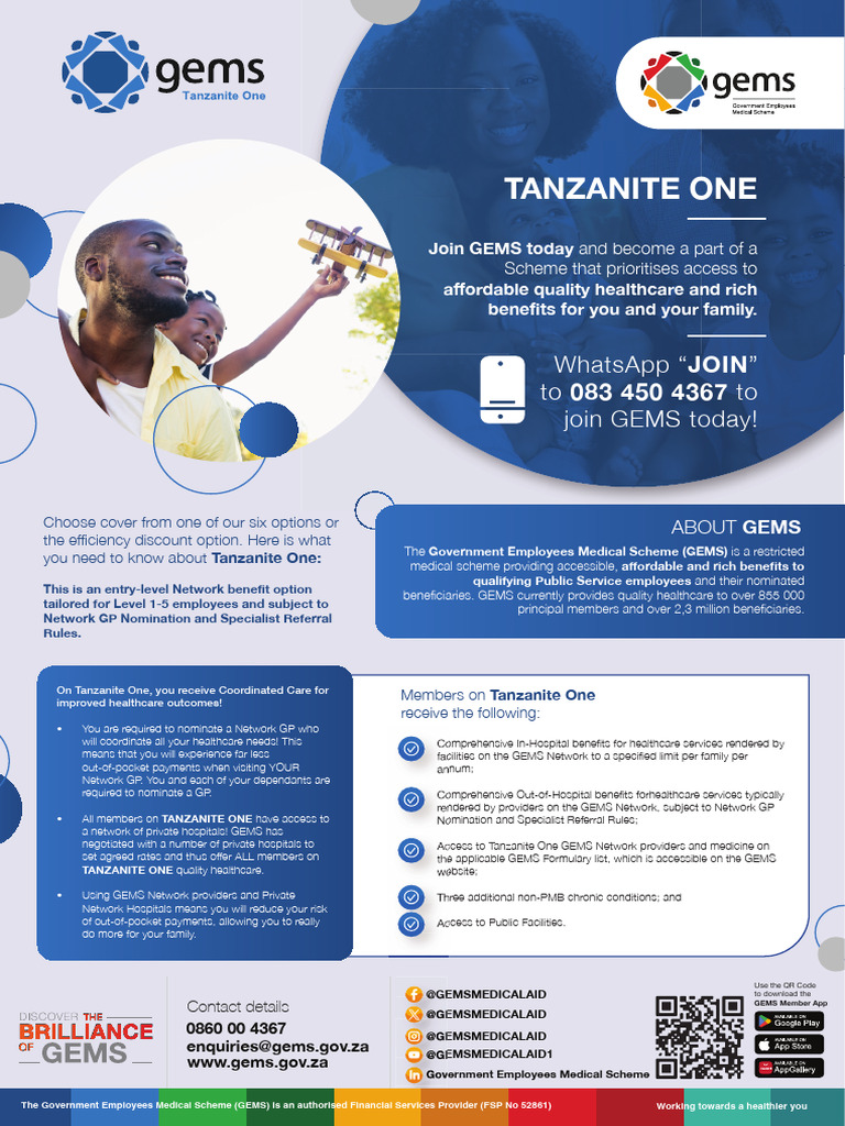 GEMS Tanzanite One Benefits Overview | PDF | Health Care | Service ...