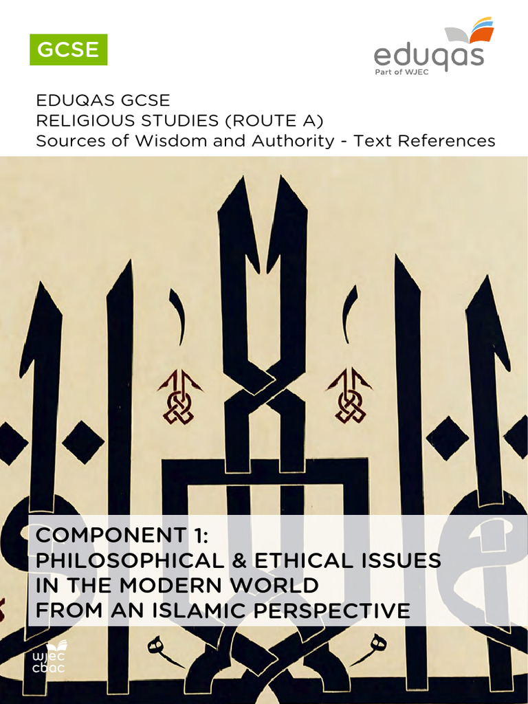 Component 1 Philosophical & Ethical Issues in The Modern World From A ...