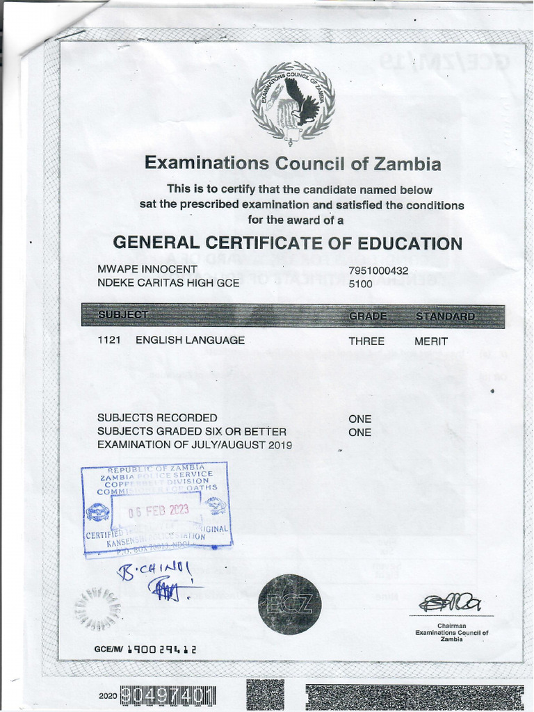 Academic Qualifications | PDF