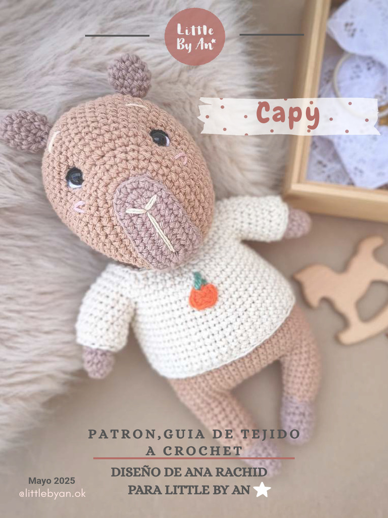 Capy | PDF | Amigurumi | Costura