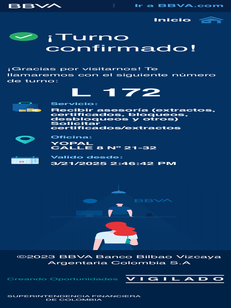 Turnos Virtuales BBVA | PDF