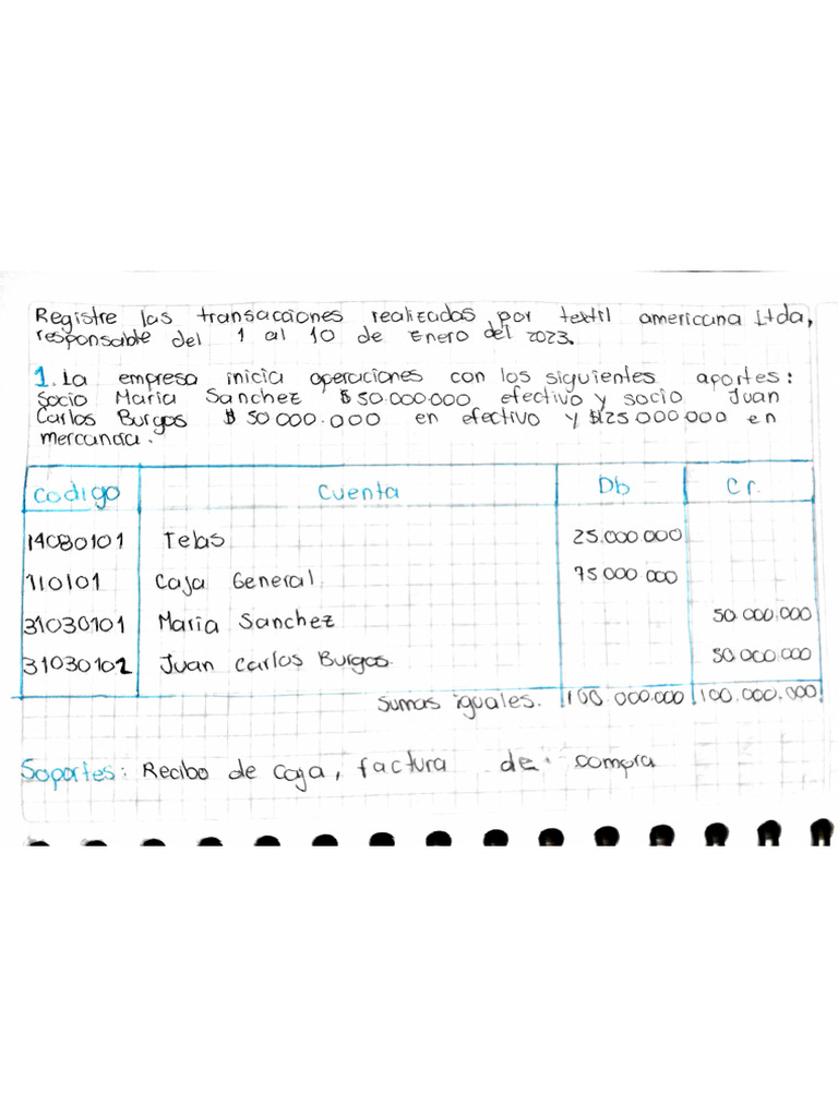 Movimientos Contables | PDF