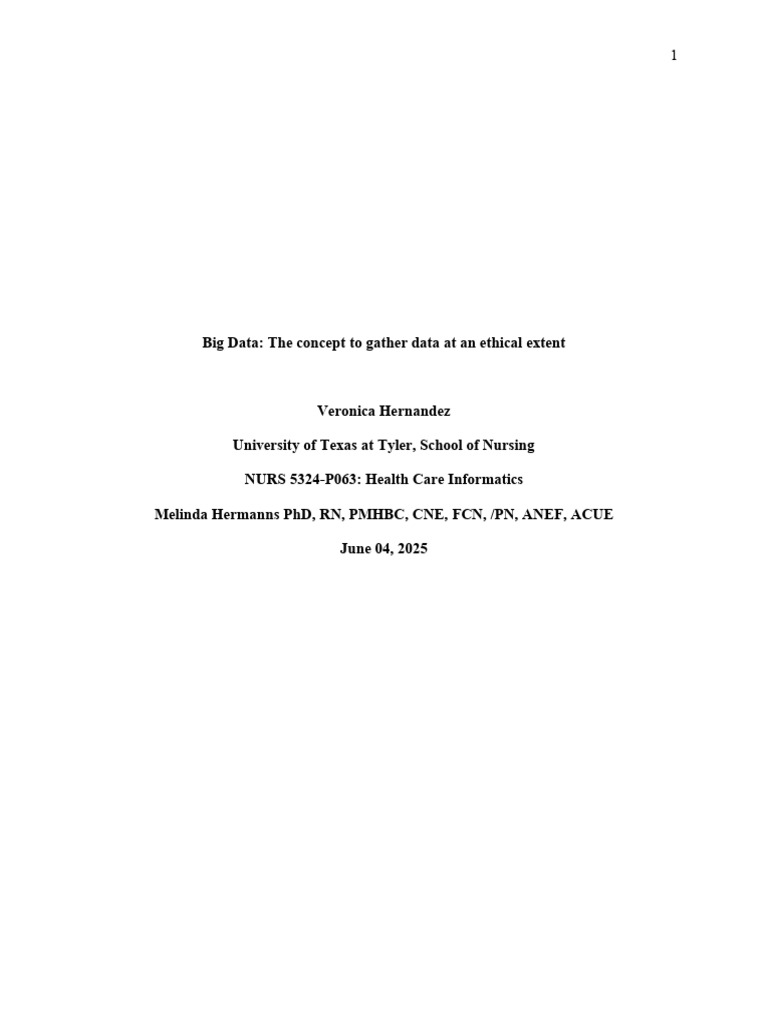 Big Data Paper - VHernandez | PDF | Big Data | Autonomy