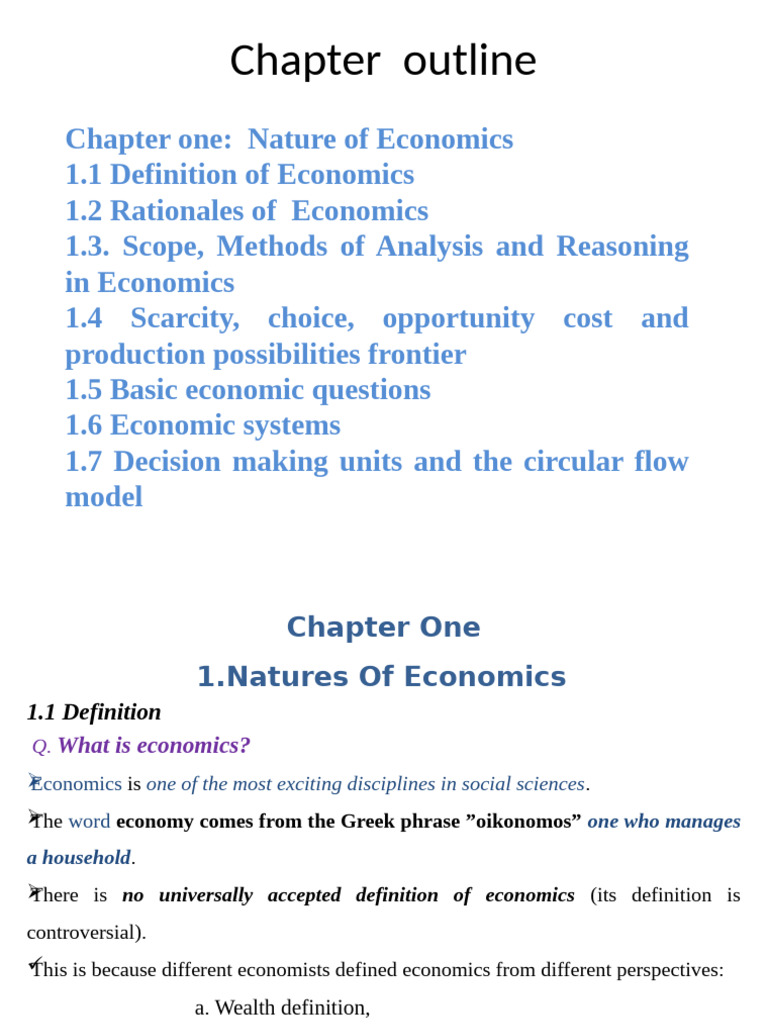 Understanding Economics: Key Concepts | PDF | Economics | Microeconomics