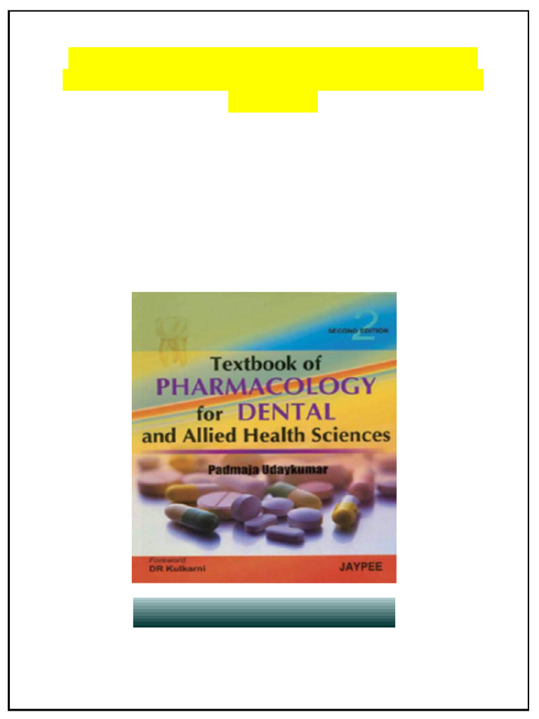 Textbook of Pharmacology For Dental and Allied Health Sciences 2nd ...