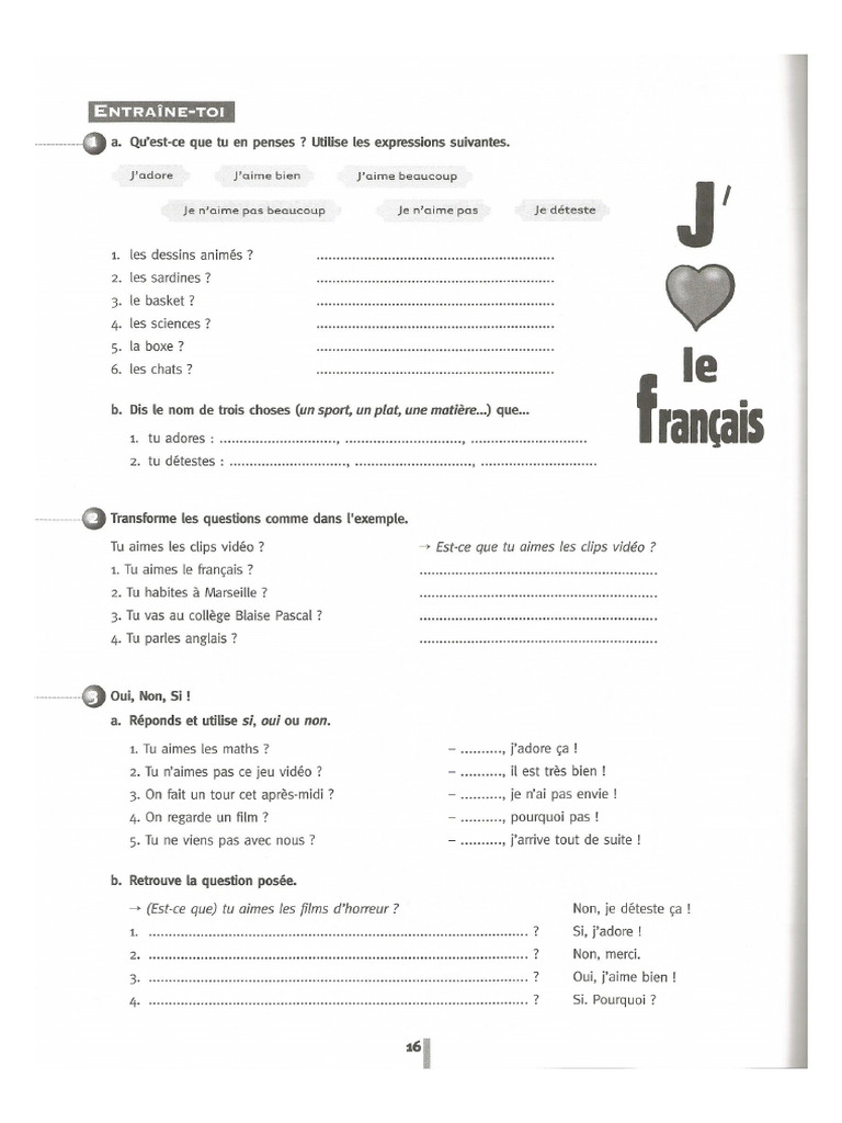Fiche de Travail 4 | PDF