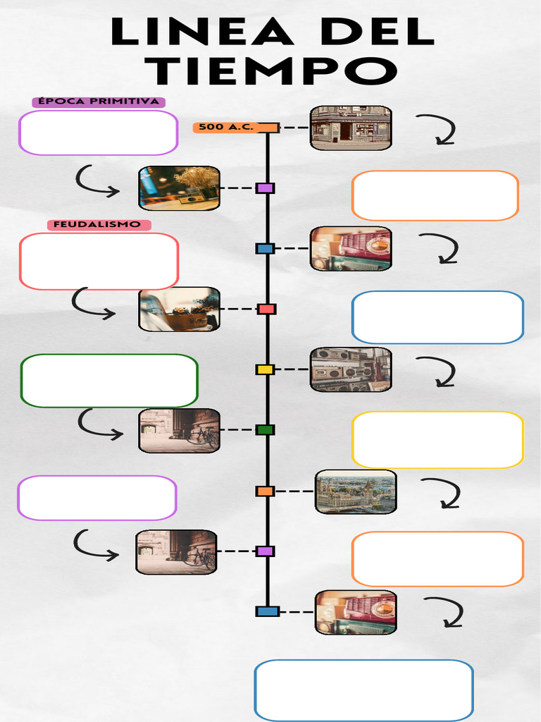 Infografia Línea Del Tiempo Historia Timeline Doodle Multicolor_20250913_001724_0000 | PDF