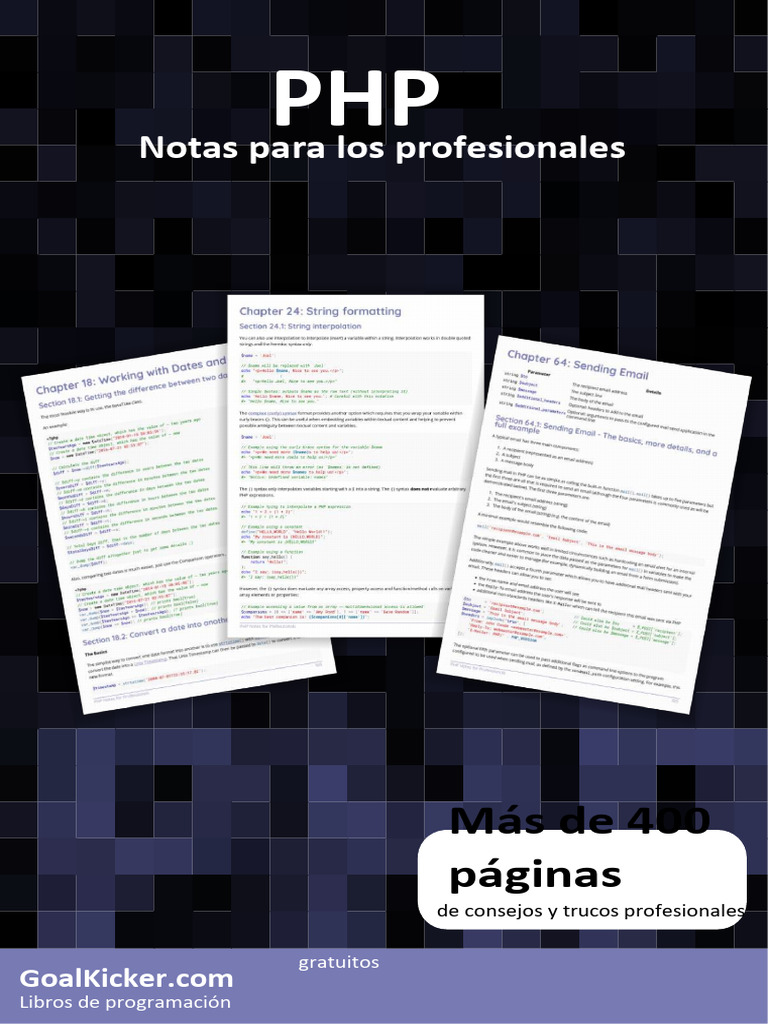 PHP para Profesional Es | PDF | Php | Programación de computadoras