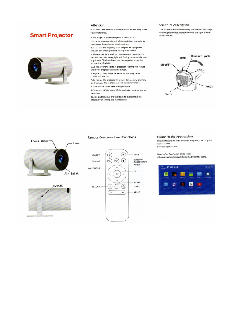 Smart Projetor | PDF
