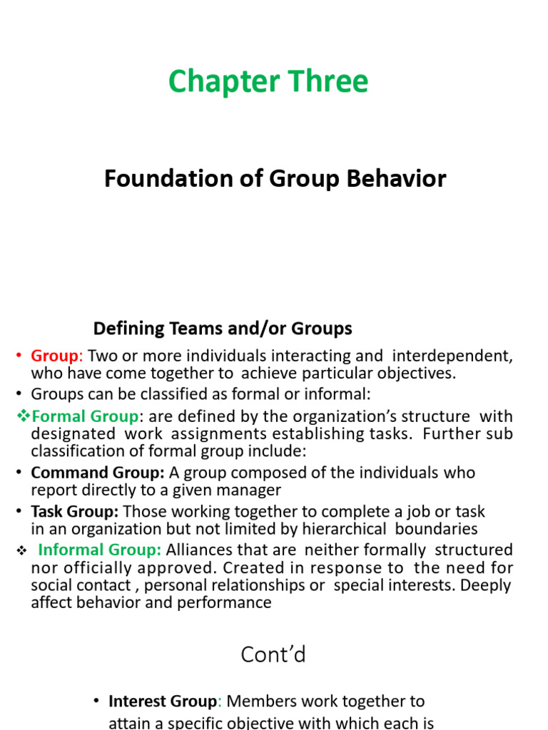 OB Chapter Three | PDF | Goal | Behavioural Sciences