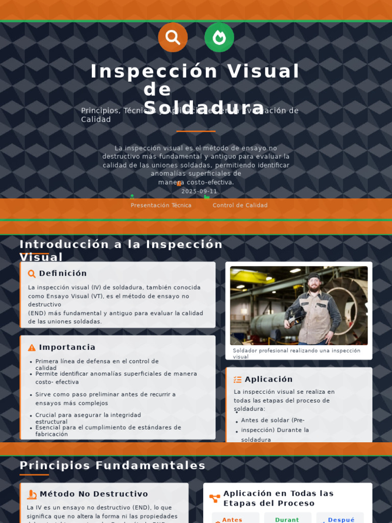 Inspección Visual de Soldaduras: Guía Completa | PDF | Soldadura ...