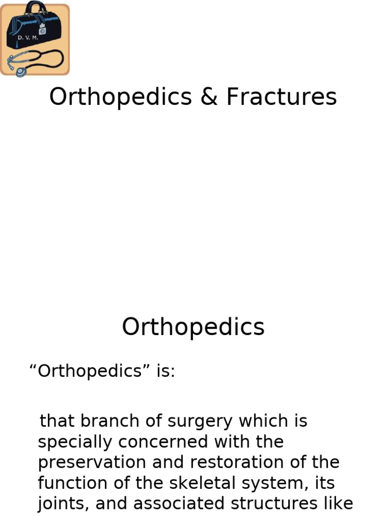 Understanding Orthopedics and Fractures | PDF | Bone | Osteoblast