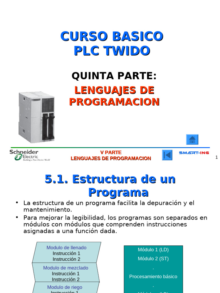 Curso de PLC Twido Basico 5ta Parte | PDF | Lenguaje de programación ...
