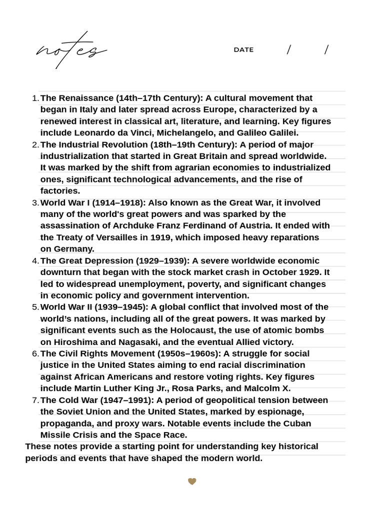 U.S History Notes, D.G PDF | PDF