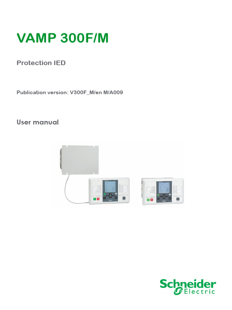 VAMP 300F/M: Protection IED | PDF | Safety | Capacitor