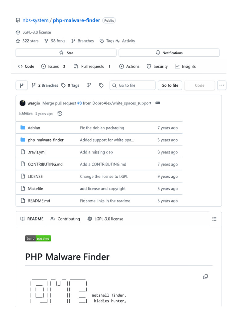 GitHub Nbs System - PHP Malware Finder | PDF