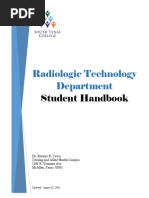 FHSU Radiologic Technology Program Guide | PDF | Medical Imaging ...