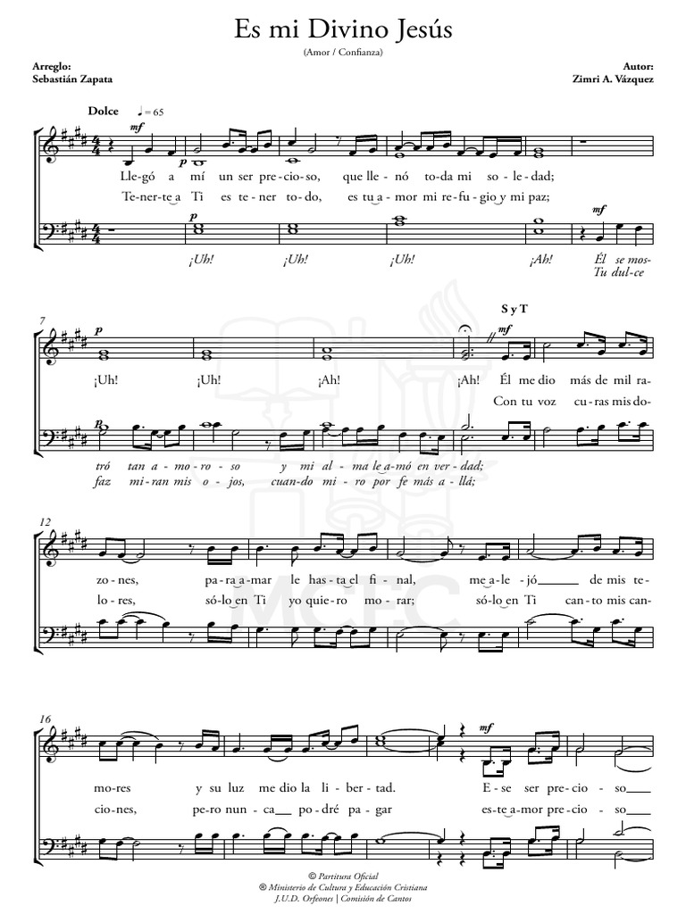 Es mi Divino Jesús (1) | PDF