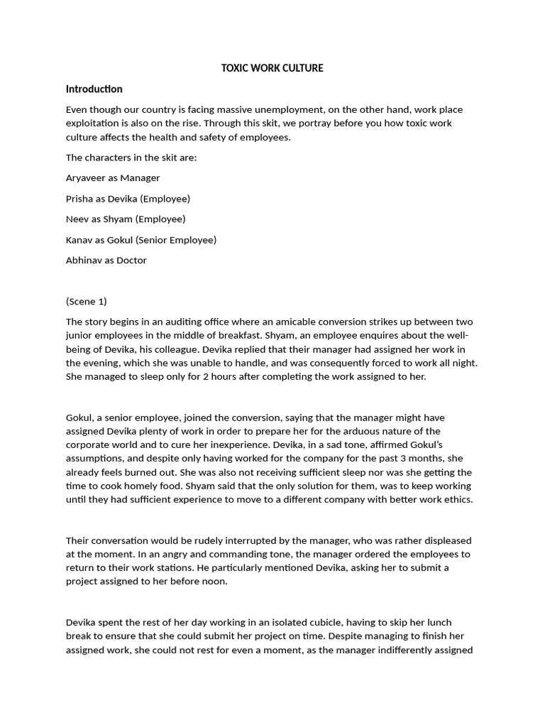 Class 11 English Project. | PDF