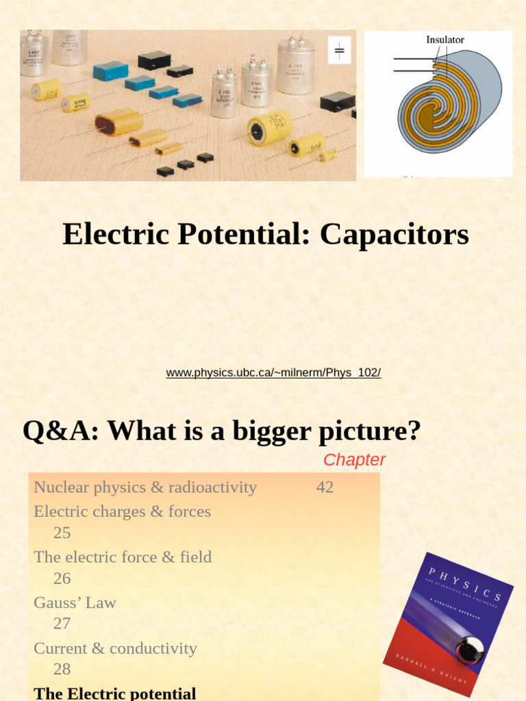 L12 (Potensial Kapasitor) Dikdas | PDF | Capacitor | Capacitance