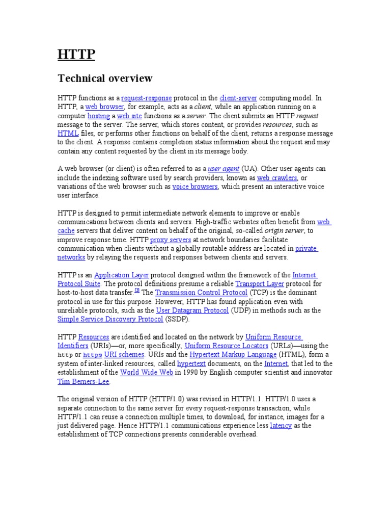 Http | Hypertext Transfer Protocol | Web Server