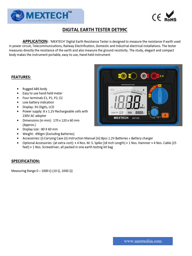 Mextech Det99c Gi | PDF