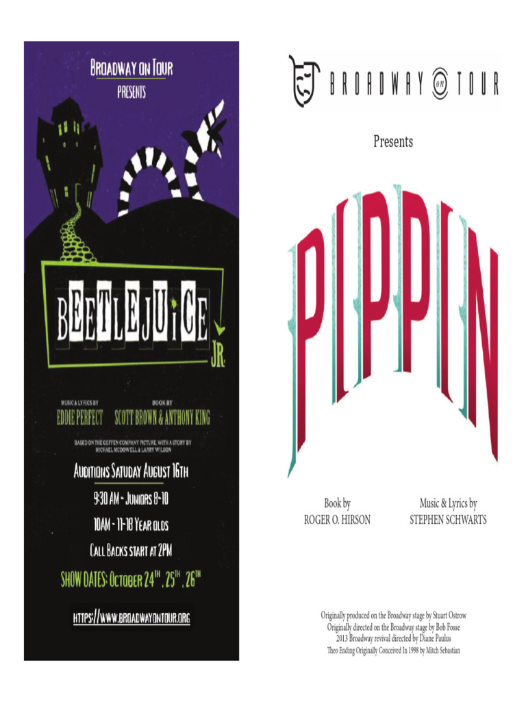 Pippin Program Draft - Inddc | PDF | Performing Arts