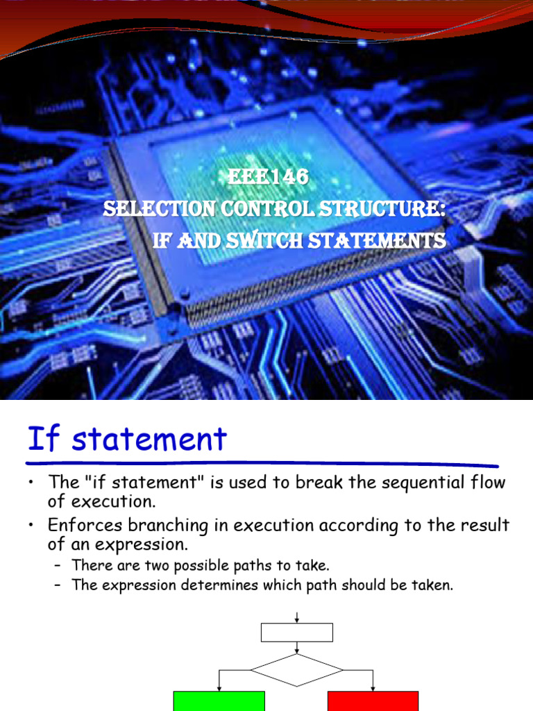 Understanding If and Switch Statements | PDF | Programming Paradigms ...